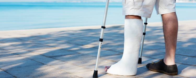 Krankengymnastik nach einem Knochenbruch